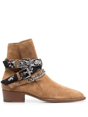 Amiri Bandana Heels