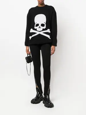 Philipp Plein Skull Bones Crew-neck Jumper