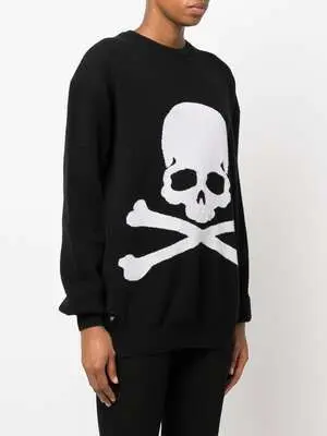Philipp Plein Skull Bones Crew-neck Jumper