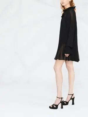Philipp Plein Pleated Shift Dress