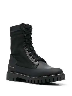 Tommy Hilfiger Logo-stamp Lace-up Boots