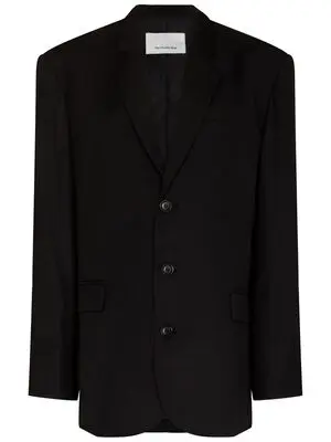 THE FRANKIE SHOP Gelso Oversized Blazer - Black