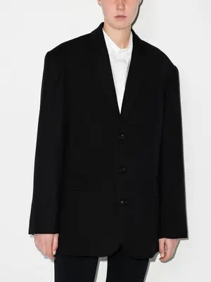 THE FRANKIE SHOP Gelso Oversized Blazer - Black