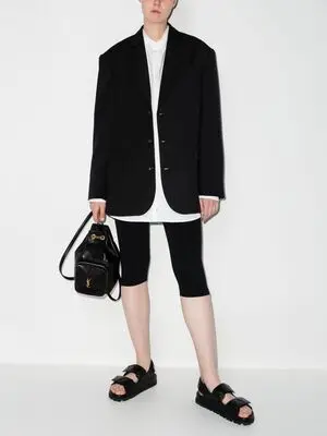THE FRANKIE SHOP Gelso Oversized Blazer - Black