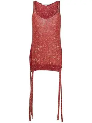 Stella McCartney Sequin-embellished Knit Tank Top
