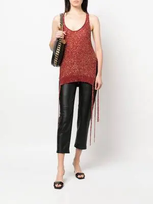 Stella McCartney Sequin-embellished Knit Tank Top