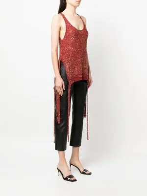 Stella McCartney Sequin-embellished Knit Tank Top