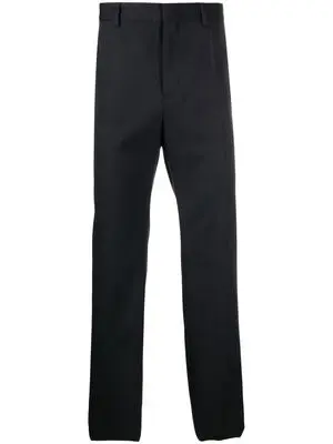 Valentino Garavani Pressed-crease Tailored Trousers - Blue