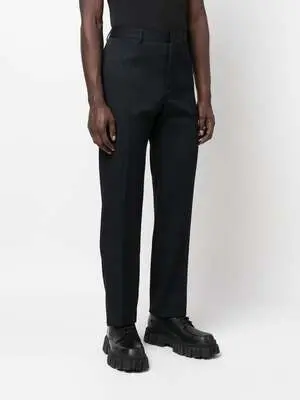 Valentino Garavani Pressed-crease Tailored Trousers - Blue