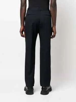 Valentino Garavani Pressed-crease Tailored Trousers - Blue