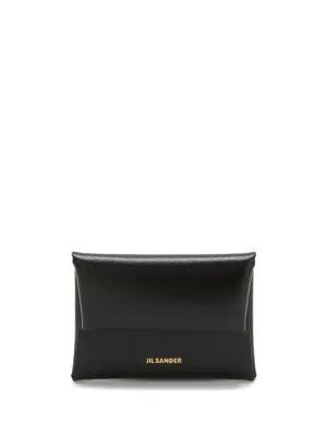 JIL SANDER Saffiano-texture Wallet - Black