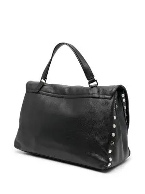ZANELLATO Medium Postina Daily Studded Tote Bag - Black