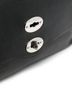ZANELLATO Medium Postina Daily Studded Tote Bag - Black