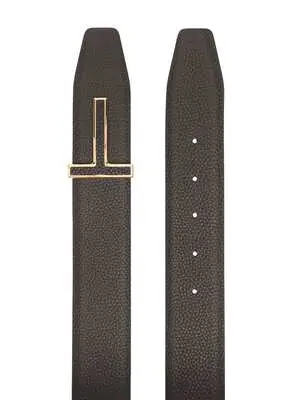 TOM FORD T-buckle Leather Belt