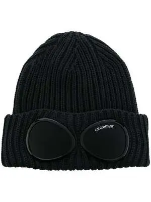 C.P. COMPANY C.P. Company Goggle Knit Beanie Grey