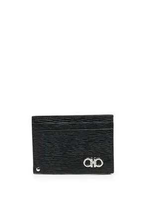 FERRAGAMO Gancini-embellished Cardholder - Black