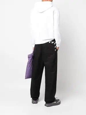 Off-White Diag Stripe Straight-leg Trousers