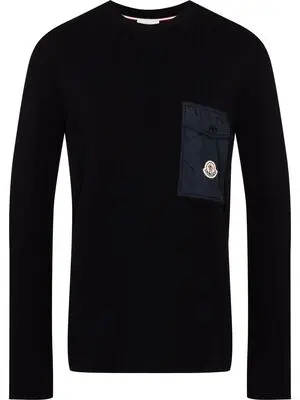 Moncler Logo-patch Ribbed Jumper