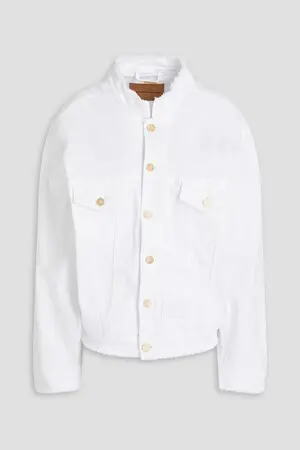Alexandre Vauthier Denim Jacket - White