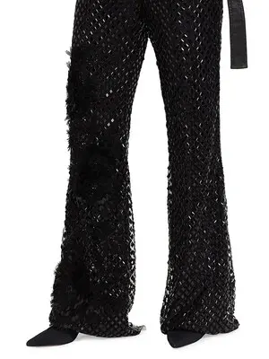 Alberta Ferretti Sequined Party Pants
