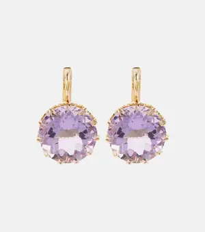Ileana Makri 18kt Gold Earrings With Amethysts - Multicoloured