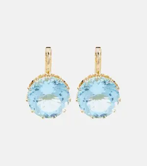 Ileana Makri 18kt Gold Earrings With Topaz - Multicoloured