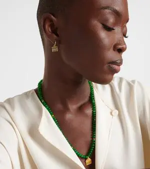 Ileana Makri 18kt Gold Earrings With Tsavorites