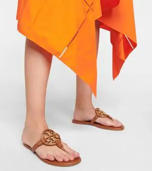 Tory Burch Metal Miller Soft Leather Sandals