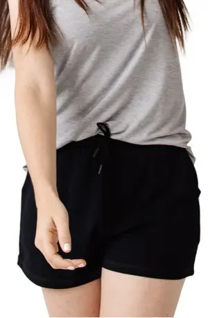 Cozy Earth Pajama Shorts Black
