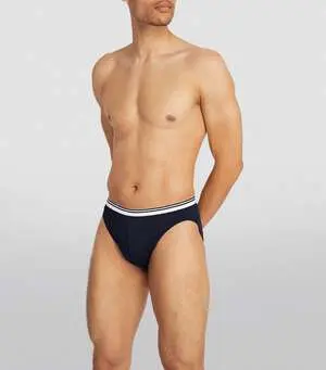 Zimmerli Pure Comfort Briefs - Navy