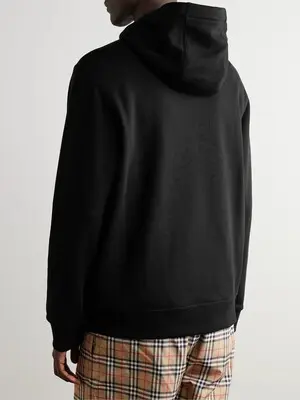 Burberry Ansdell Logo-print Cotton-jersey Hoodie