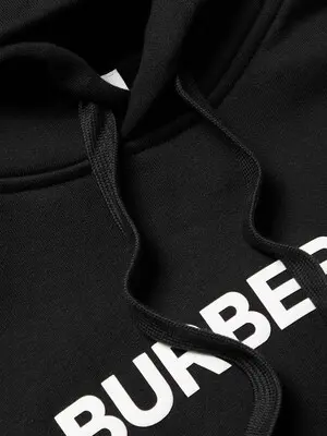 Burberry Ansdell Logo-print Cotton-jersey Hoodie