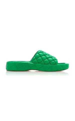 Women's Green Bottega Sandals