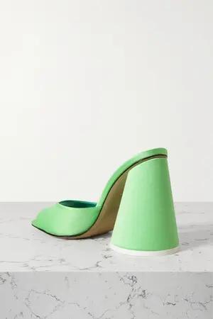 Attico Luz Satin Mules