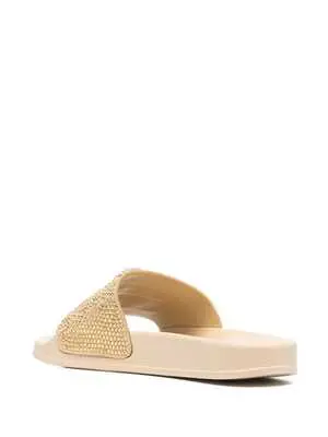 Philipp Plein Skull Strass Pool Slides