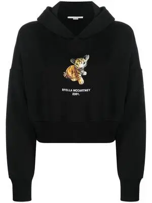 Stella Mccartney Cropped Sweatshirts Hoodies For Women