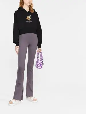 Stella McCartney Tiger Print Cropped Hoodie