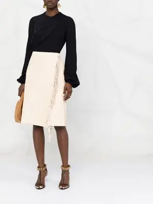 Stella McCartney Fringed Wrap Skirt