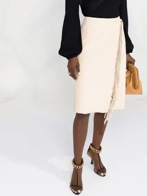 Stella McCartney Fringed Wrap Skirt