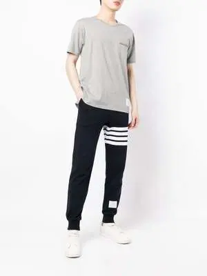 Thom Browne Pocket Cotton T-shirt - Grey