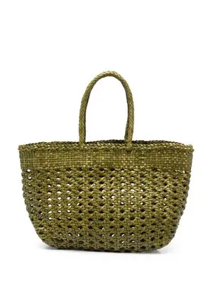 Dragon Diffusion Nantucket Woven Leather Tote Bag