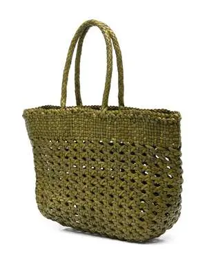 Dragon Diffusion Nantucket Woven Leather Tote Bag