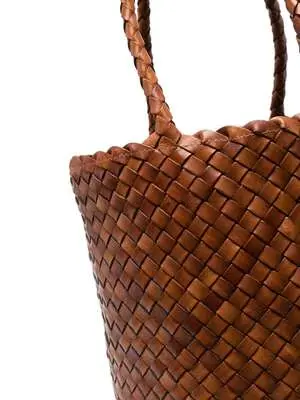 Dragon Diffusion Pompom Jumpwoven Bucket Bag