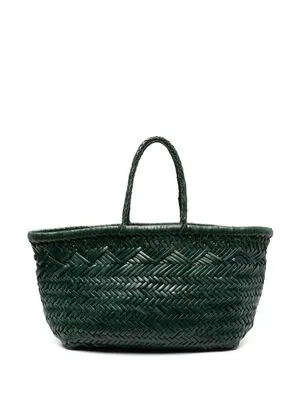 Dragon Diffusion Woven Leather Tote Bag