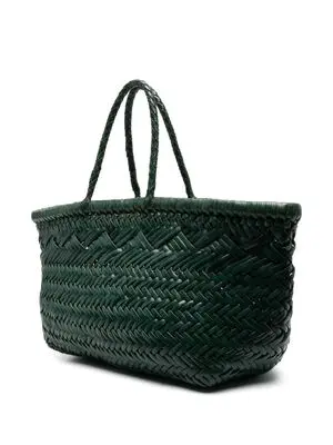 Dragon Diffusion Woven Leather Tote Bag