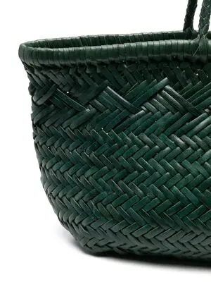 Dragon Diffusion Woven Leather Tote Bag