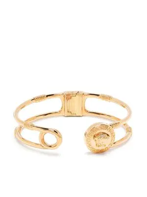 Versace Safety-pin Cuff Bracelet - Gold