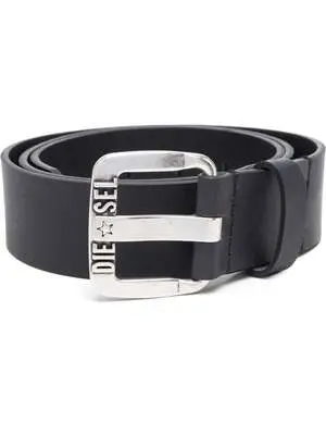 DIESEL B-star Ii Leather Belt - Black