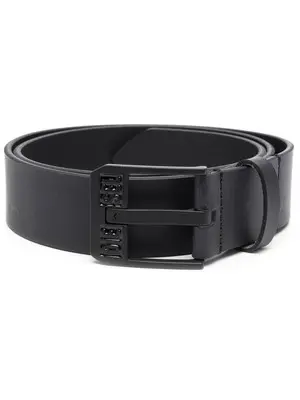 DIESEL® Bluestar Ii Leather Belt - Black