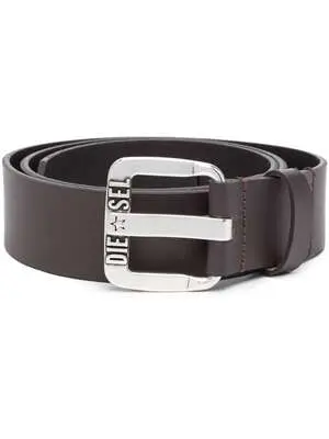 DIESEL® B-star Ii Leather Belt - Brown